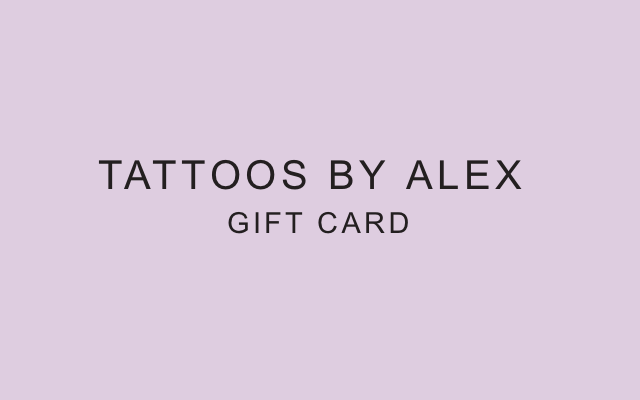 Order Tattoos by Alex eGift Cards
